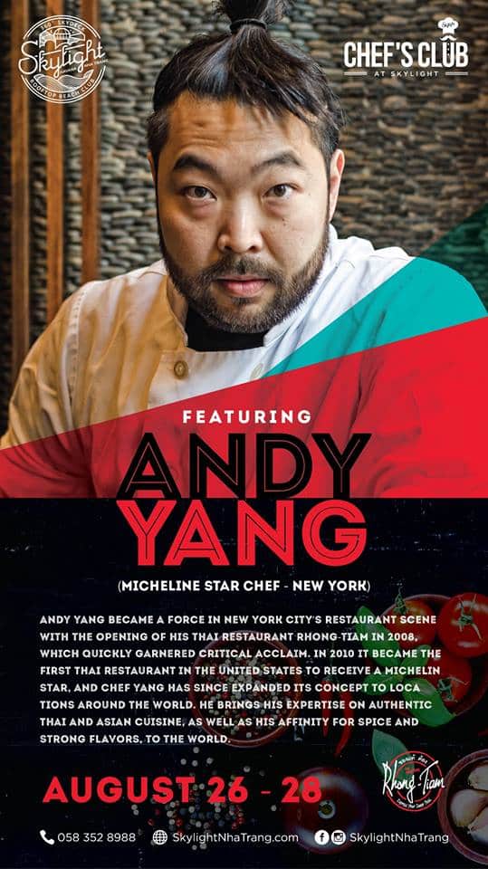 Andy Yang At Chef’s Club- SKylight Nha Trang – Discover Halong